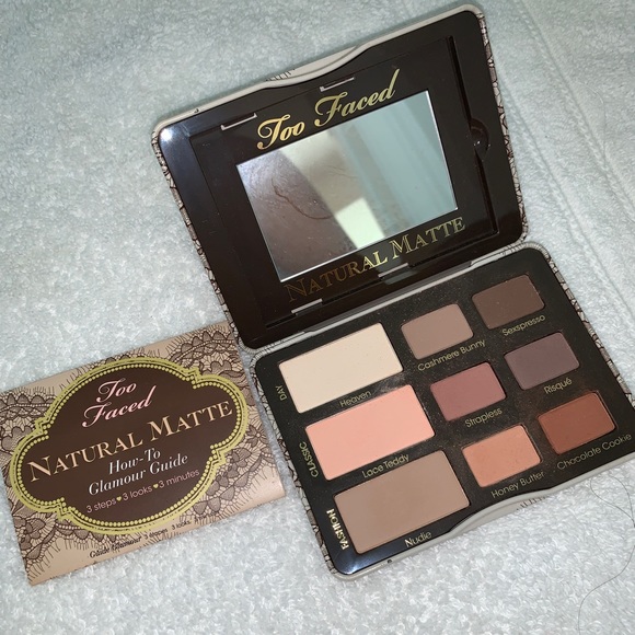 Makeup | Too Faced Natural Matte Eyeshadow Palette Discontinued 3 Looks ...